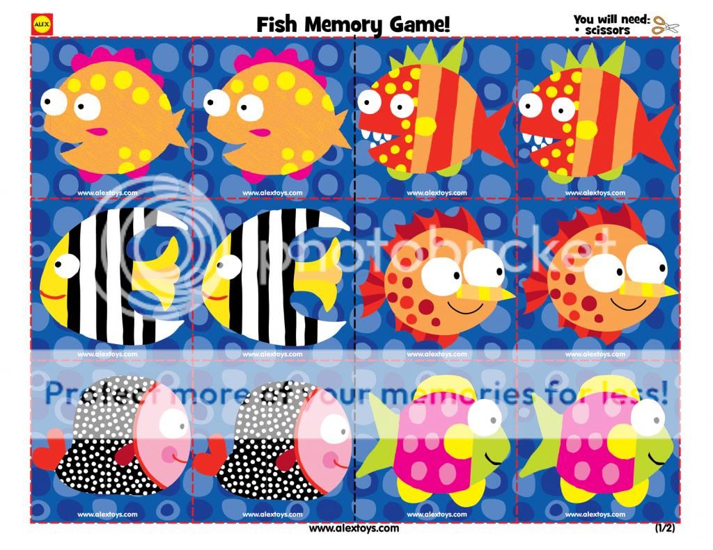 Fish Matching Game 1 Photo by ALEX_Toys | Photobucket